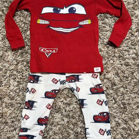 GAP | Pajamas | Babygap Disney Pixar Cars Lightning Mcqueen 2piece ...
